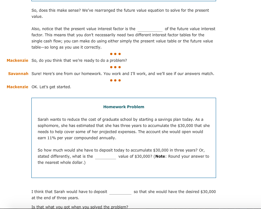 Solved 5. Introduction to the present value of money Aa Aa | Chegg.com