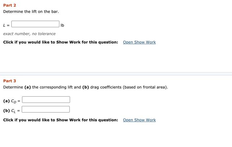 Solved Part 1 Assume that water flowing past the equilateral | Chegg.com