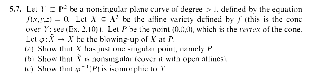 Solved 5.7. Let s PP be a nonsingular plane curve of degree | Chegg.com