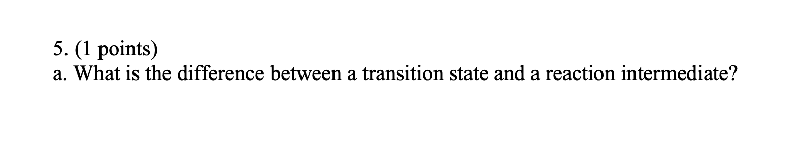 Solved 5. (1 points) a. What is the difference between a | Chegg.com
