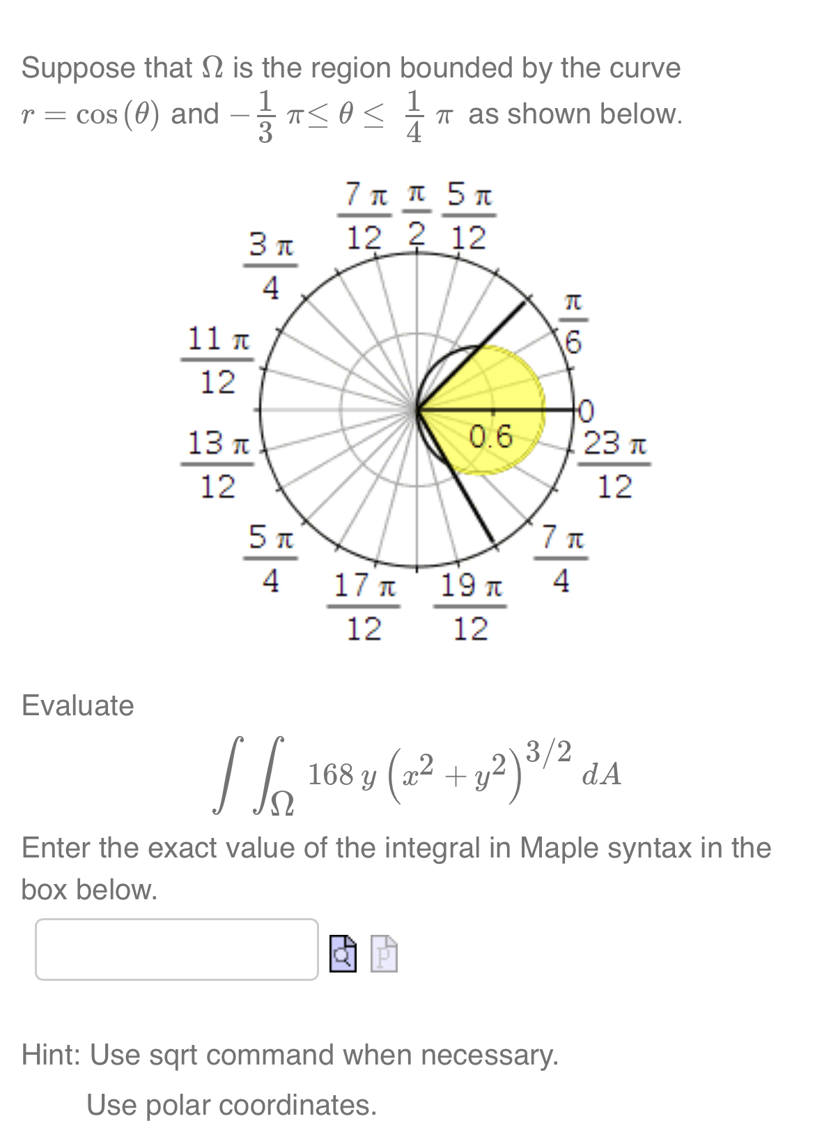 Solved Suppose that Ω is the region bounded by the curve | Chegg.com