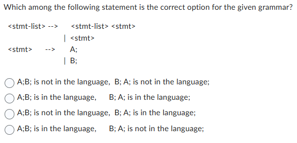 Solved Which among the following statement is the correct | Chegg.com