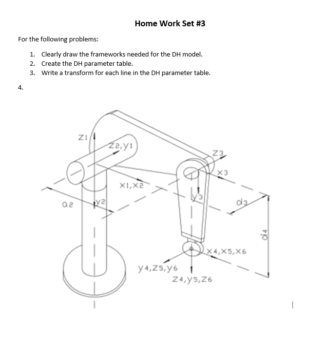 Solved For the following problems: 1. Clearly draw the | Chegg.com