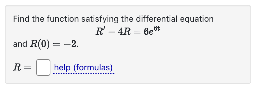 Solved Find the function satisfying the differential | Chegg.com