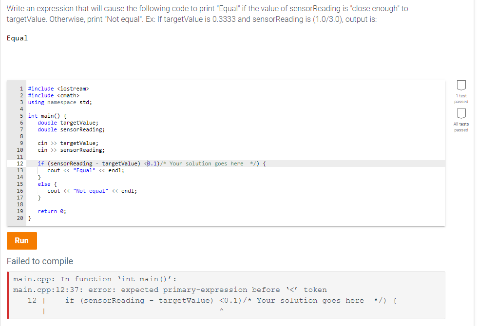 Solved Write an expression that will cause the following | Chegg.com