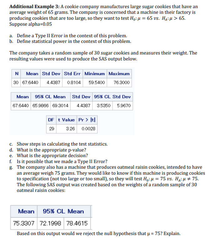 Solved Additional Example 3: A cookie company manufactures | Chegg.com