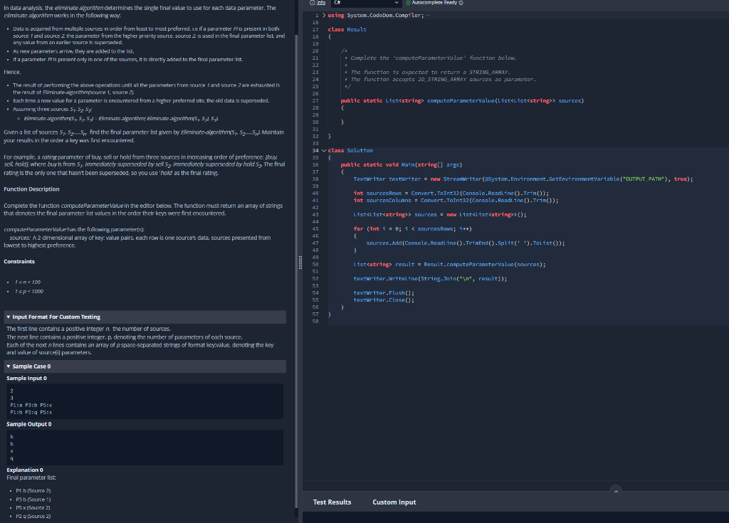 Solved JAVA or C# preferred. using | Chegg.com