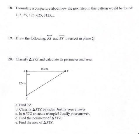 Solved 18. Formulate a conjecture about how the next step in | Chegg.com