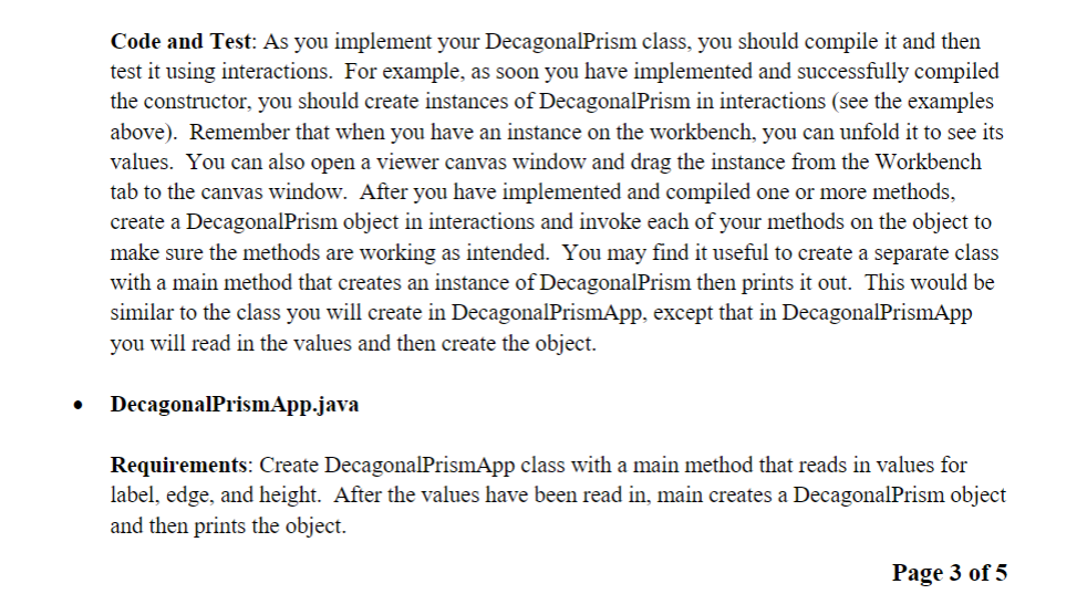 Solved Specifications Overview: You will write a program | Chegg.com