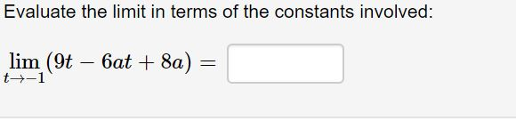 Solved The following limit has the indeterminate form 0/0. | Chegg.com