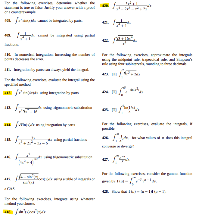 Solved For the following exercises, determine whether the | Chegg.com
