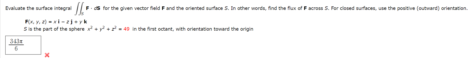 Solved Evaluate the surface integral S F · dS for the given | Chegg.com