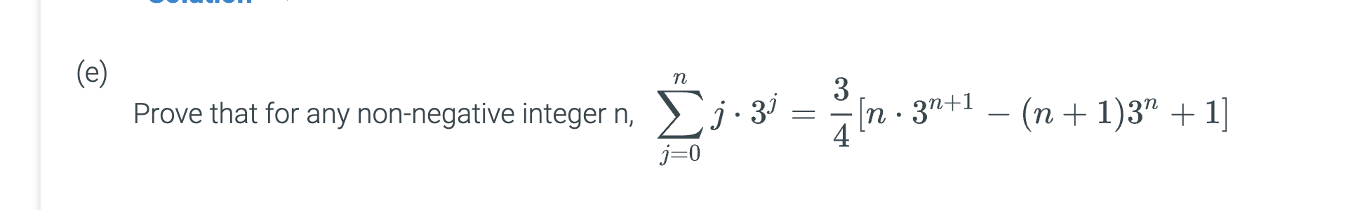 Solved (c) n - Prove that for any positive integer n, ili | Chegg.com