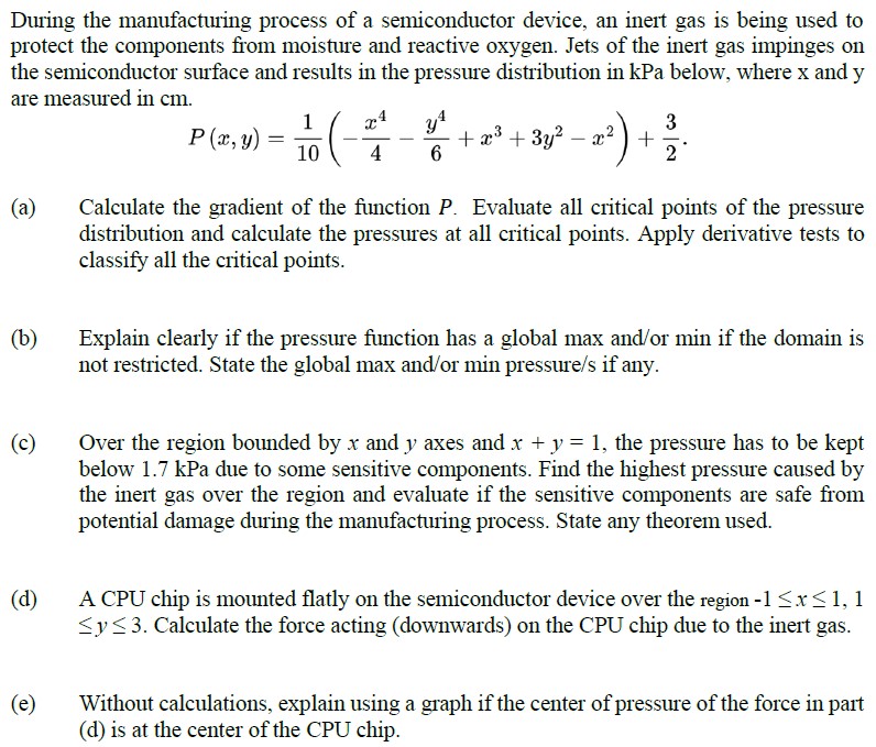 During the manufacturing process of ﻿a semiconductor | Chegg.com