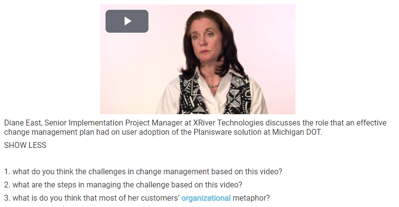 Solved Diane East, Senior Implementation Project Manager at | Chegg.com