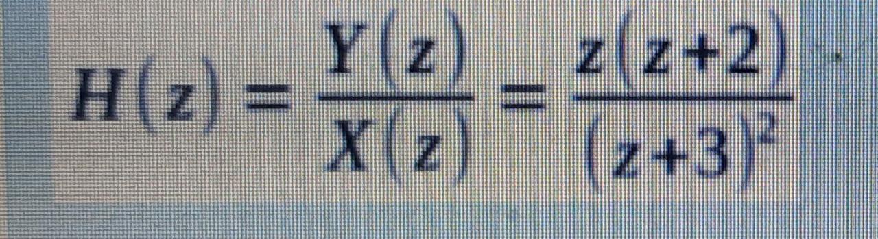Solved Let the discrete time-invariant linear system be | Chegg.com