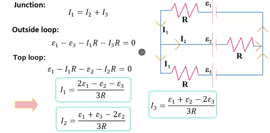 Solved What are the mathematical steps to solve for I1, I2, | Chegg.com