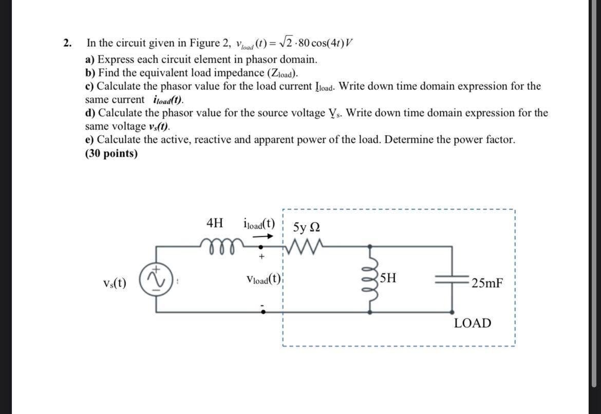 Solved Draw the circuit and indicate the circuit variables | Chegg.com