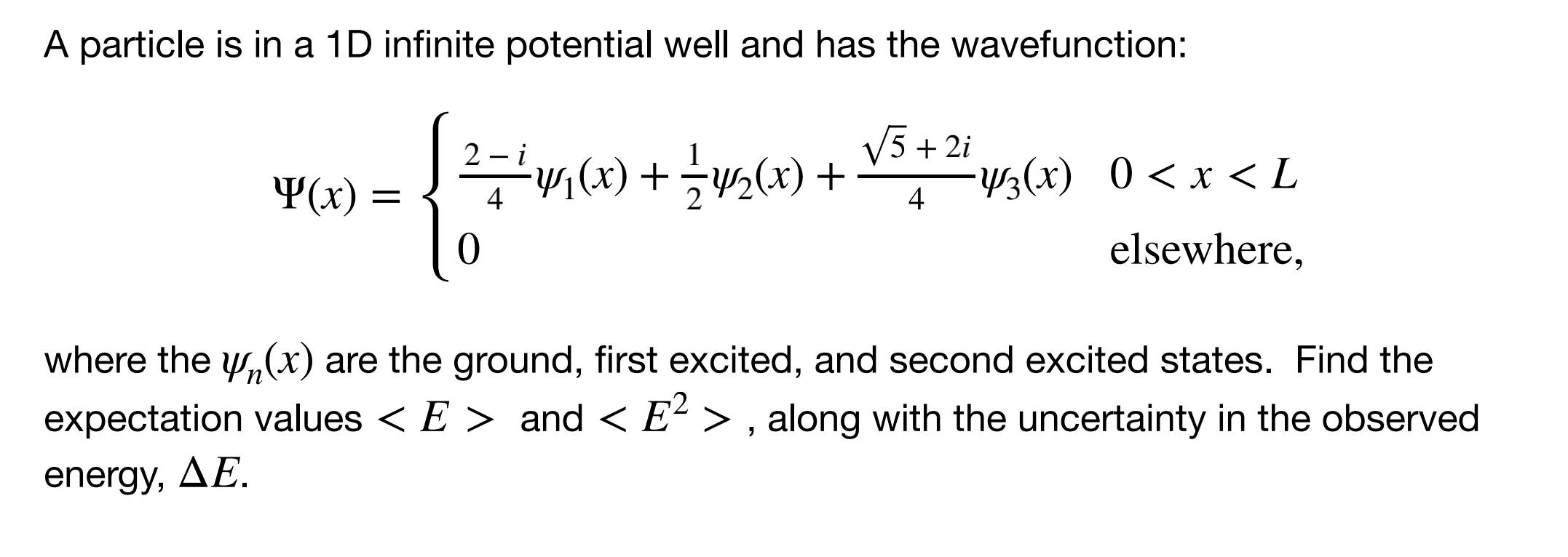 Solved A particle is in a 1D infinite potential well and has | Chegg.com