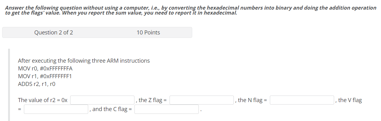 Solved Answer the following question without using a | Chegg.com