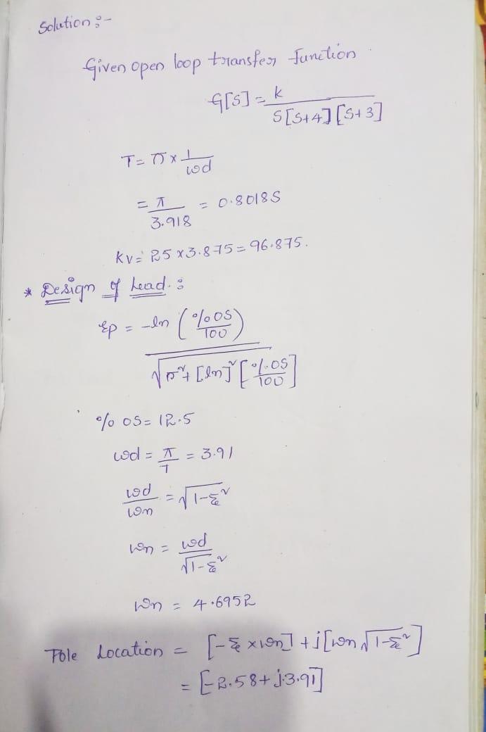 Solved I need the answer for the PD controller part I need | Chegg.com