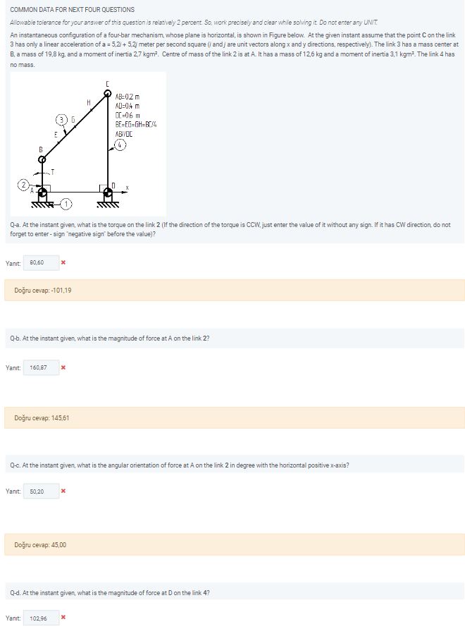 COMMON DATA FOR NEXT FOUR QUESTIONS Allowable | Chegg.com
