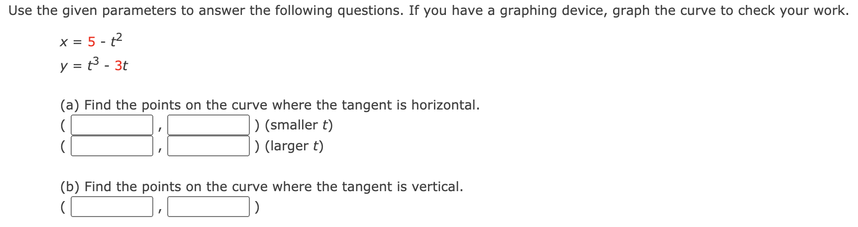 Solved Use the given parameters to answer the following | Chegg.com