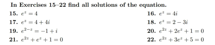 Solved = In Exercises 15–22 Find All Solutions Of The 