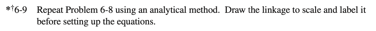 Solved ∗† 6-9 Repeat Problem 6-8 using an analytical method. | Chegg.com