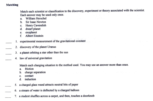 Solved Match each scientist or classification to the | Chegg.com