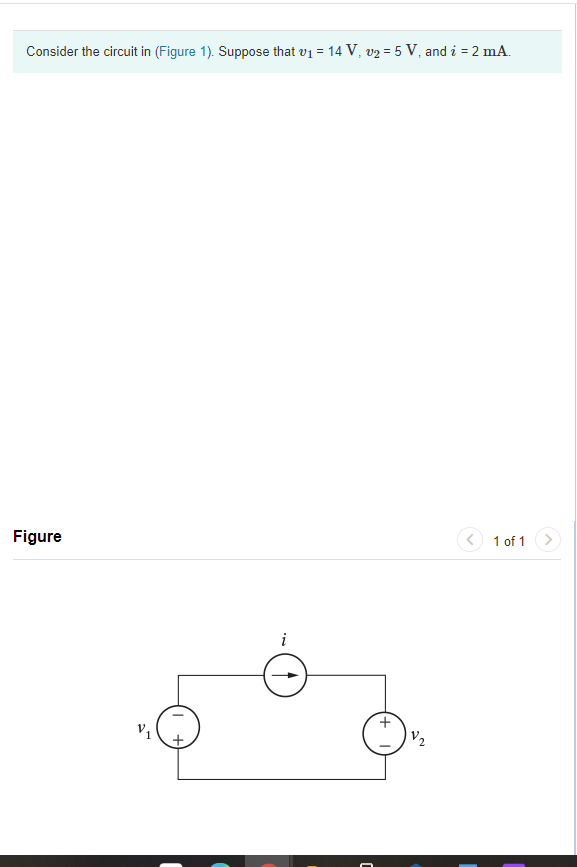 Solved: Consider The Circuit In (Figure 1). Suppose That V... | Chegg.com