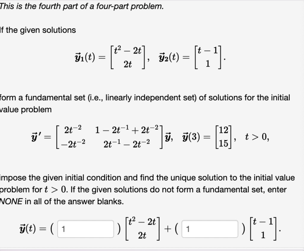 Solved This is the fourth part of a four-part problem. If | Chegg.com