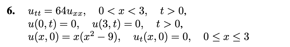Solved Solve the initial value boundary problem. WAVE | Chegg.com
