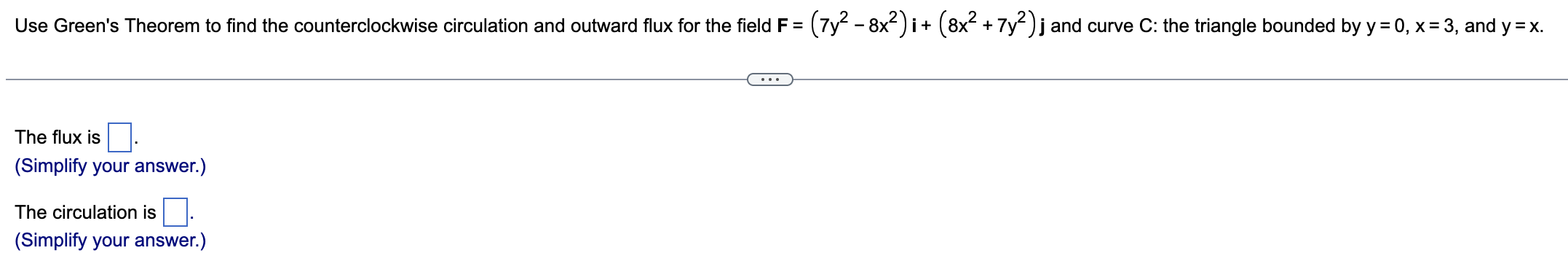 Solved Use Green's Theorem to find the counterclockwise | Chegg.com