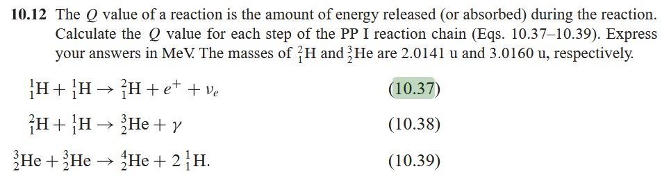 Solved 10.12 ﻿The Q ﻿value of a reaction is the amount of | Chegg.com