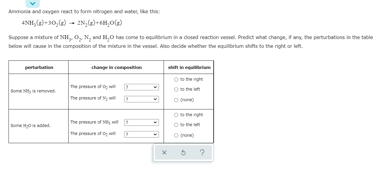 Solved - Ammonia and oxygen react to form nitrogen and | Chegg.com