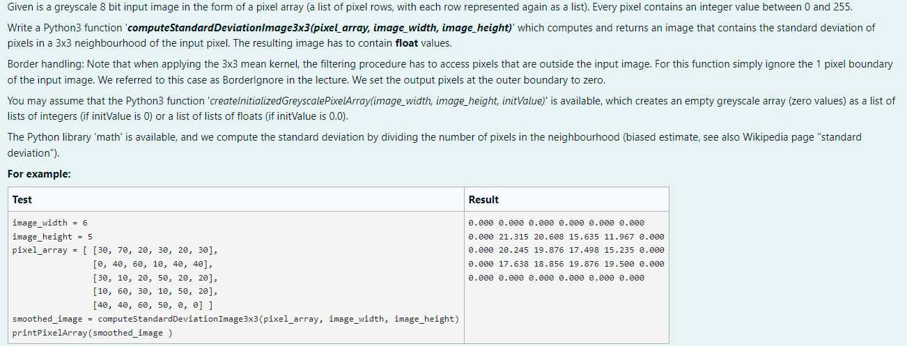 Solved Given is a greyscale 8 bit input image in the form of | Chegg.com