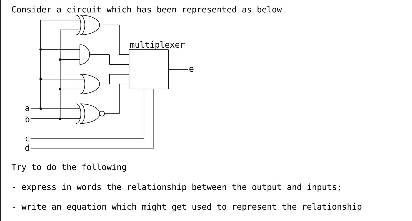 Solved Consider a circuit which has been represented as | Chegg.com