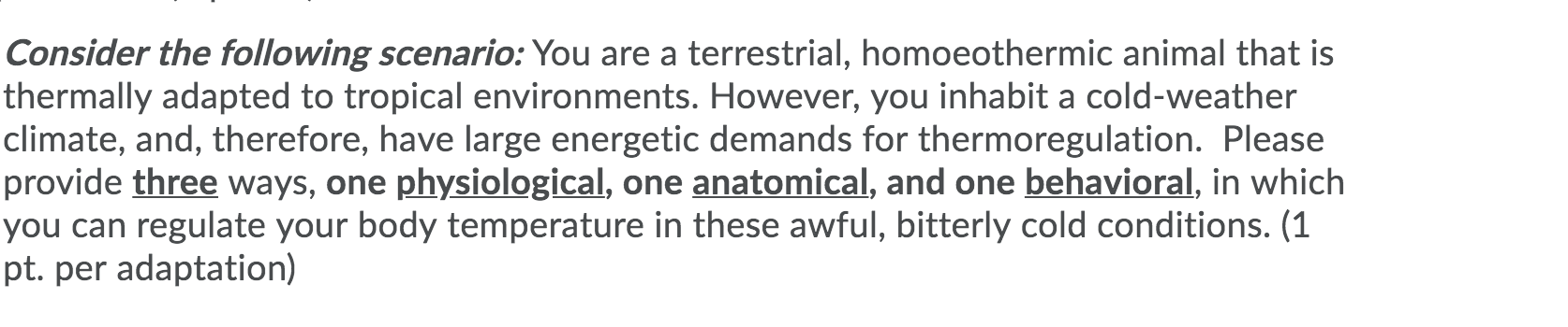 Solved Consider the following scenario: You are a | Chegg.com