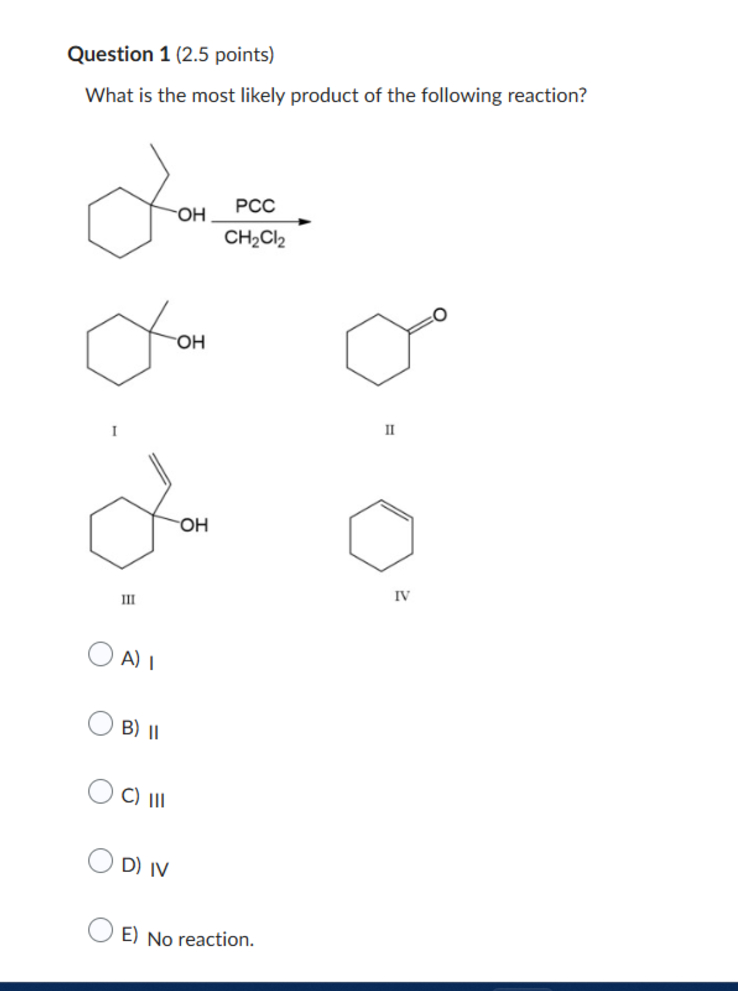 Solved Question 1 (2.5 ﻿points) ﻿What is the most likely | Chegg.com