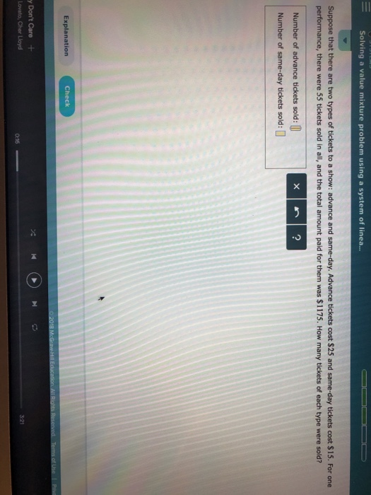 Solved Solving a value mixture problem using a system of | Chegg.com