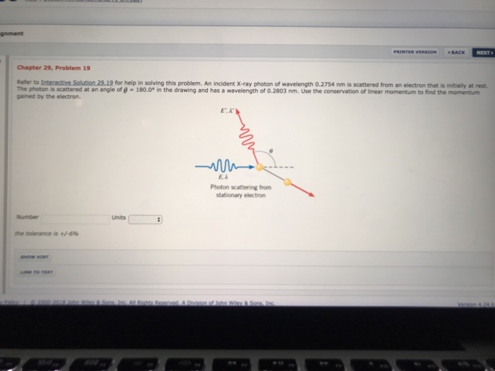 Solved gnment Chapter 29, Problem 19 Refer to Interactive | Chegg.com