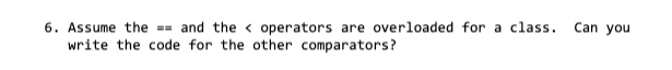 Solved 6. Assume the == and the