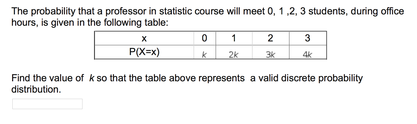 Solved The probability that a professor in statistic course | Chegg.com