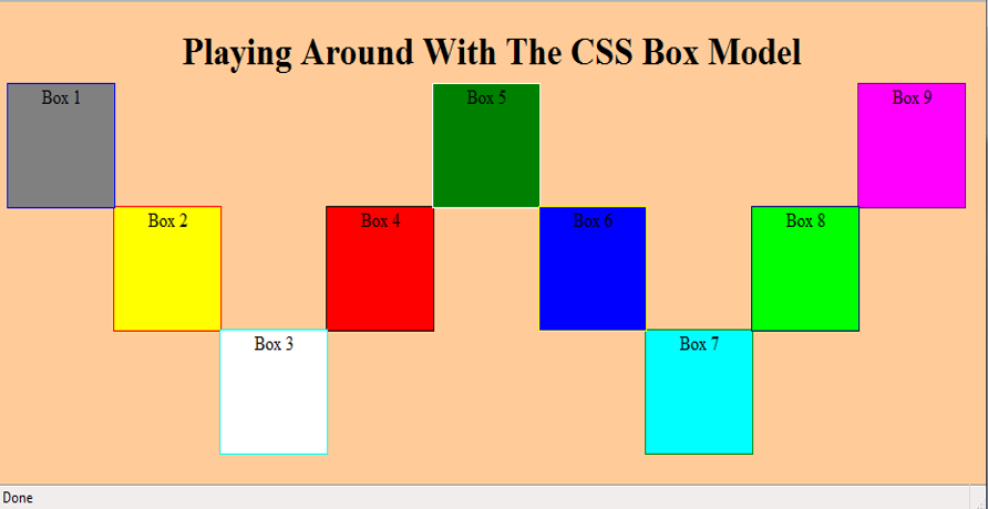 Solved Experiment with the CSS box model and the absolute | Chegg.com