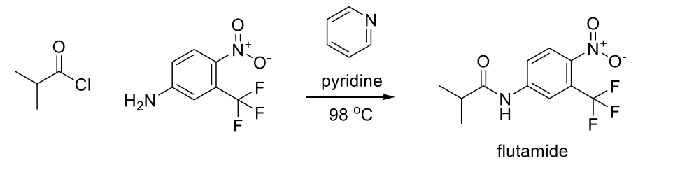 Solved FLUTAMIDE SYNTHESIS: WRITE OUT THE FULL CURVED | Chegg.com