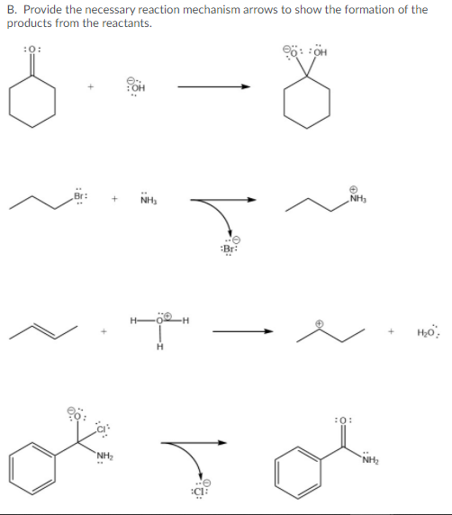 Solved A. Match these reaction mechanisms to their | Chegg.com