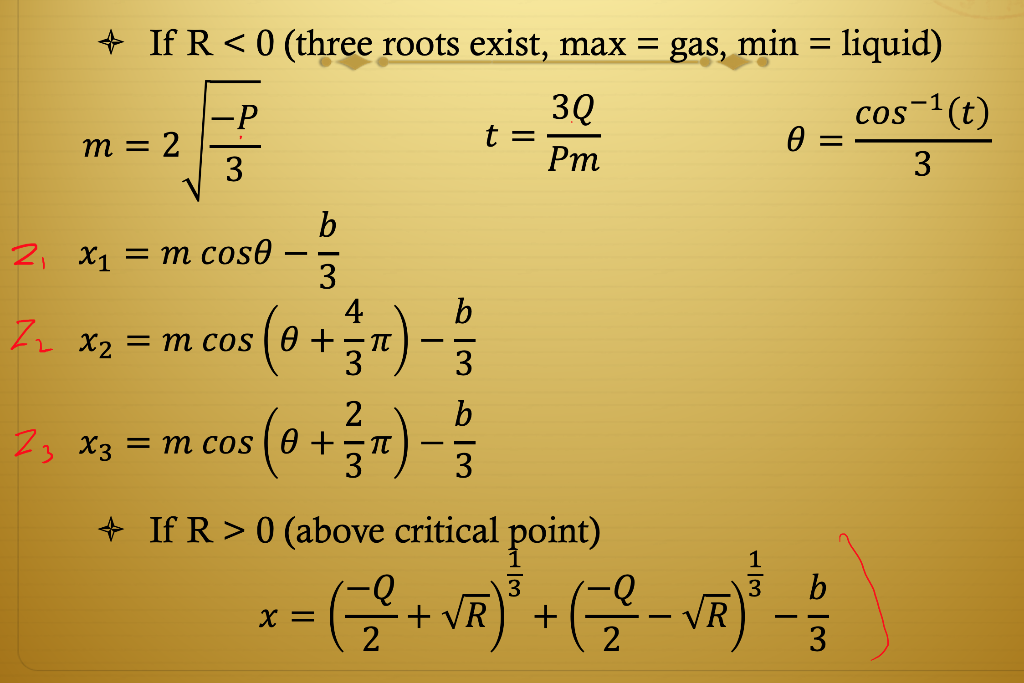 Solved Thermodynamics, Peng-Robinson equation Critical | Chegg.com