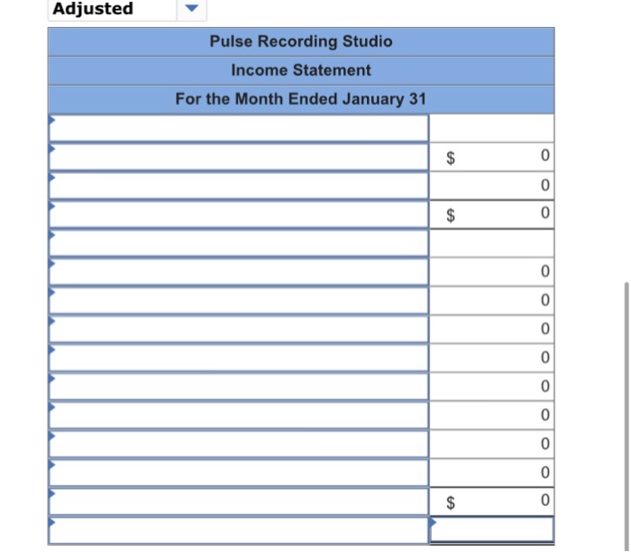 Solved I need help with all the charts provided. I have done | Chegg.com