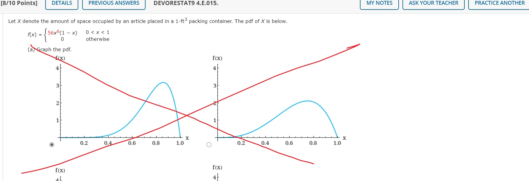 Solved [8/10 Points] DETAILS PREVIOUS ANSWERS DEVORESTAT9 | Chegg.com